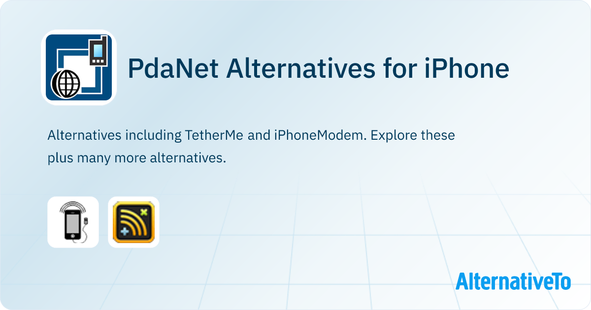 PdaNet Alternatives for iPhone: Top 2 Wi-Fi Hotspots | AlternativeTo
