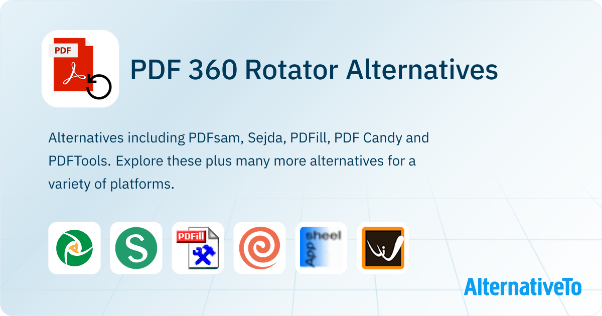 PDF 360 Rotator Alternatives - Explore Similar Software | AlternativeTo