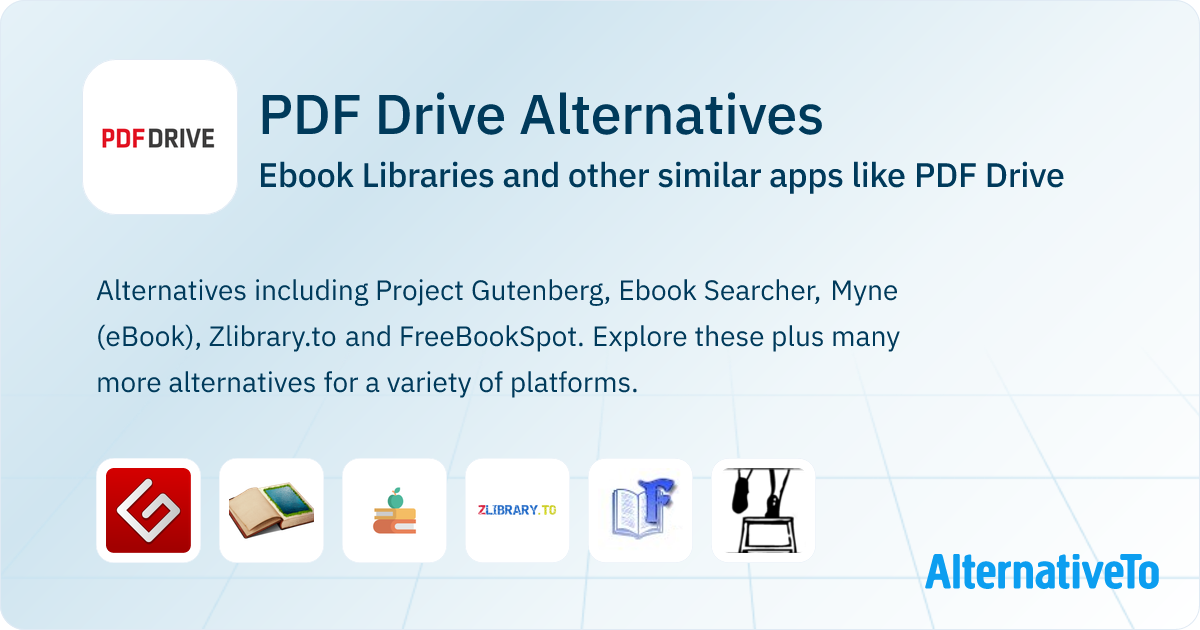 PDF Drive Alternatives: Top 12 Ebook Libraries & Similar Apps ...