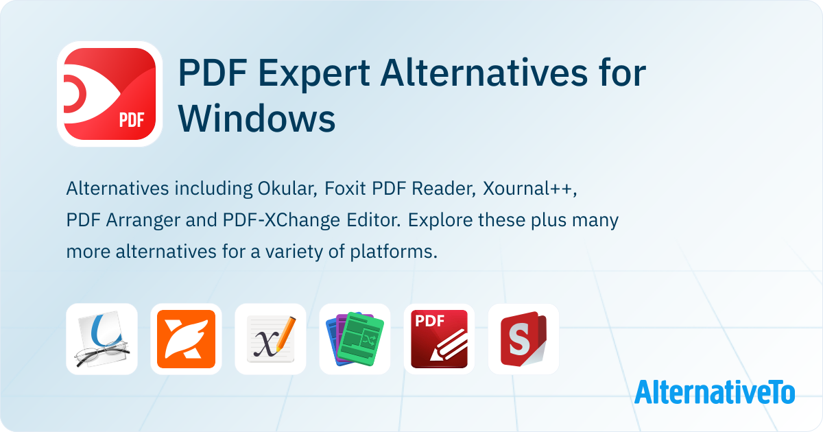 PDF Expert Alternatives for Windows: Top 12 PDF Readers & PDF Editors ...