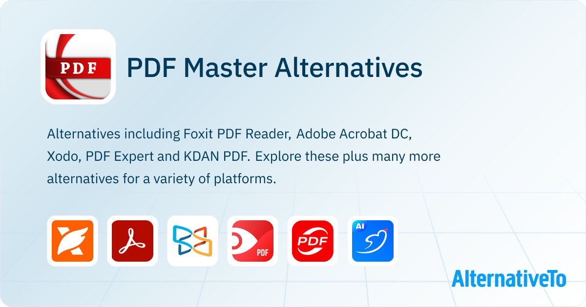 PDF Master Alternatives - Explore Similar Apps | AlternativeTo