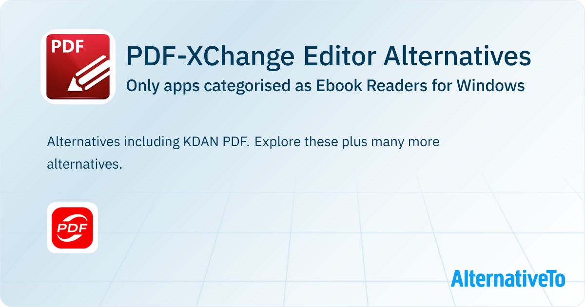 PDF-XChange Editor Alternatives for Windows: Top 1 Ebook Readers ...