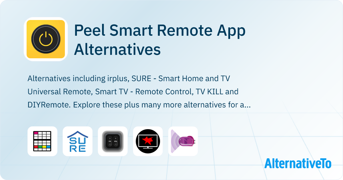 Peel Smart Remote App Alternatives and Similar Apps | AlternativeTo