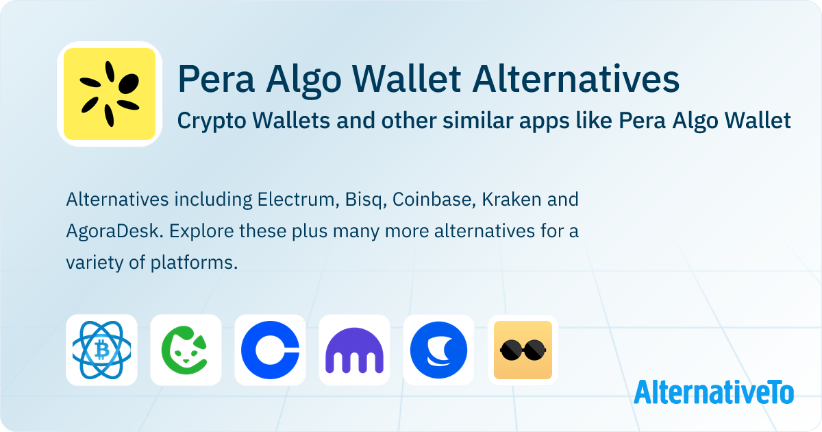 Pera Algo Wallet Alternatives: Top 12 Crypto Wallets & Similar Apps ...