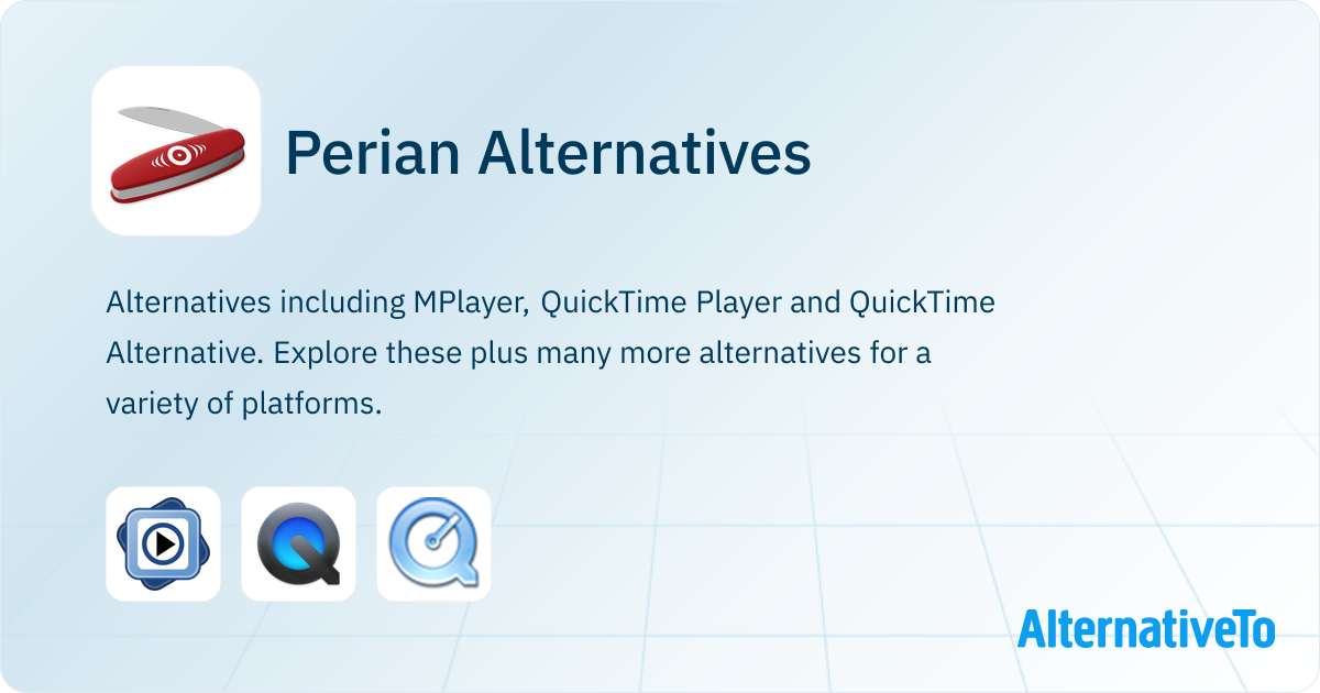 Perian Alternatives - Explore Similar Software | AlternativeTo