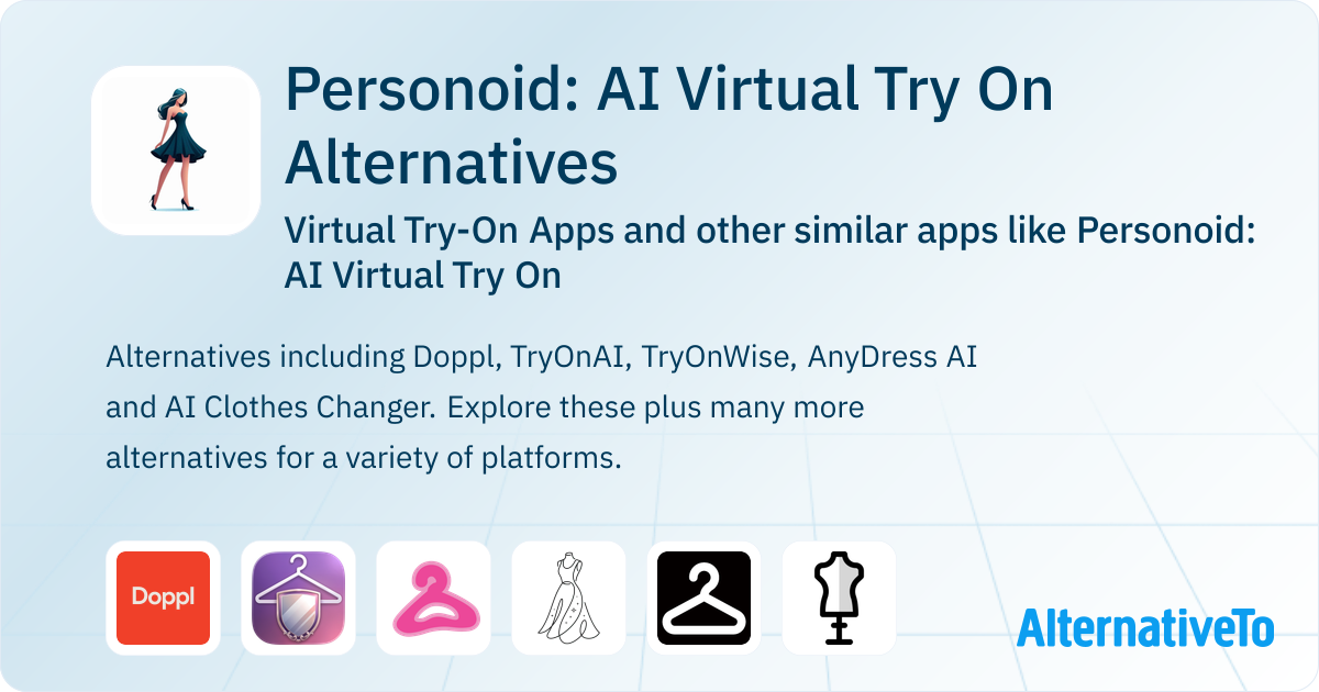 Personoid: AI Virtual Try On Alternatives: Top 6 Virtual Try-On ...