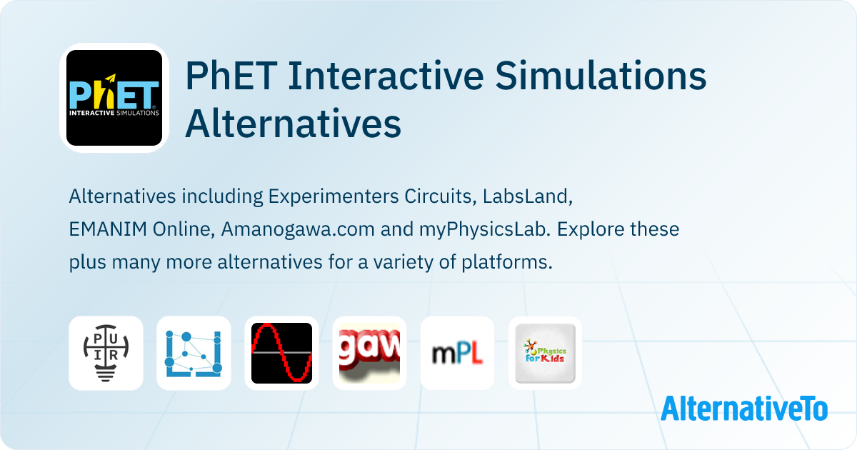 PhET Interactive Simulations Alternatives - Explore Similar Apps ...