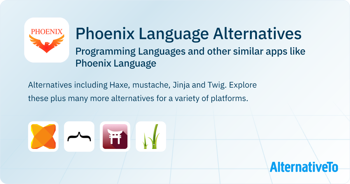 Phoenix Language Alternatives: Top 4 Programming Languages & Similar ...