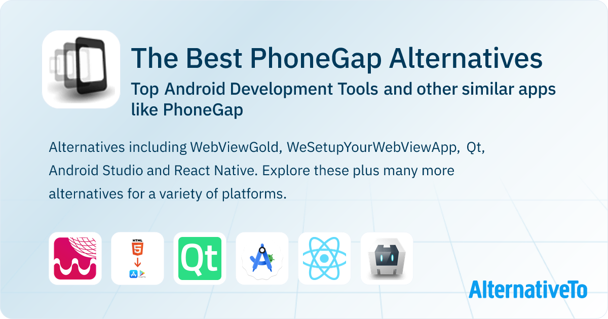 Best PhoneGap Alternatives: Top Android Development Tools | AlternativeTo