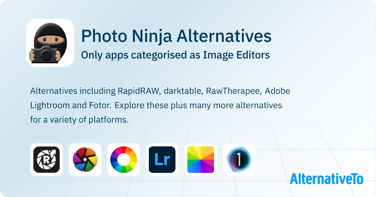Photo Ninja Alternatives: Top 13 Image Editors | AlternativeTo