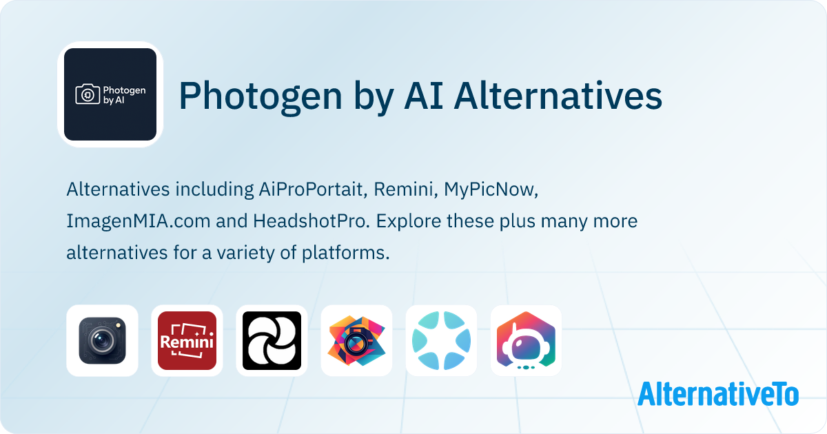 Photogen by AI Alternatives - Explore Similar Sites & Apps | AlternativeTo