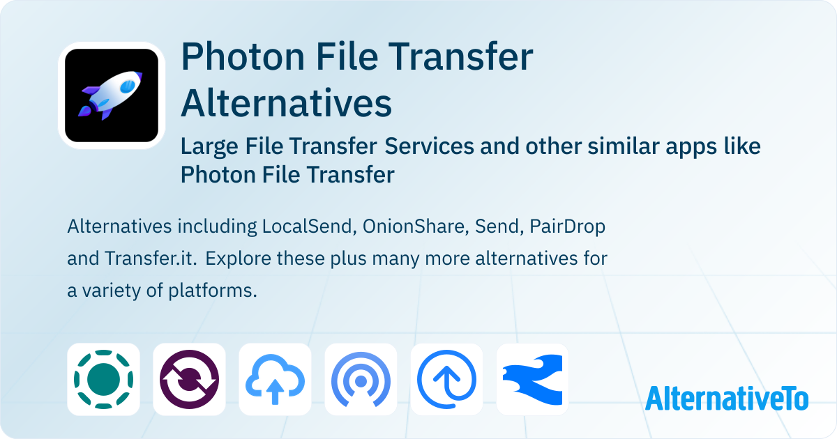 Photon File Transfer Alternatives: Top 12 Large File Transfer Services ...