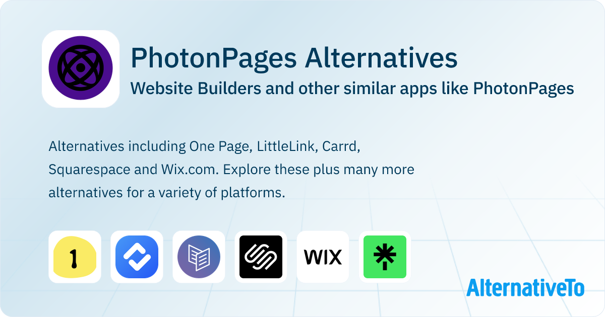 PhotonPages Alternatives: Top 6 Website Builders & Similar Websites ...