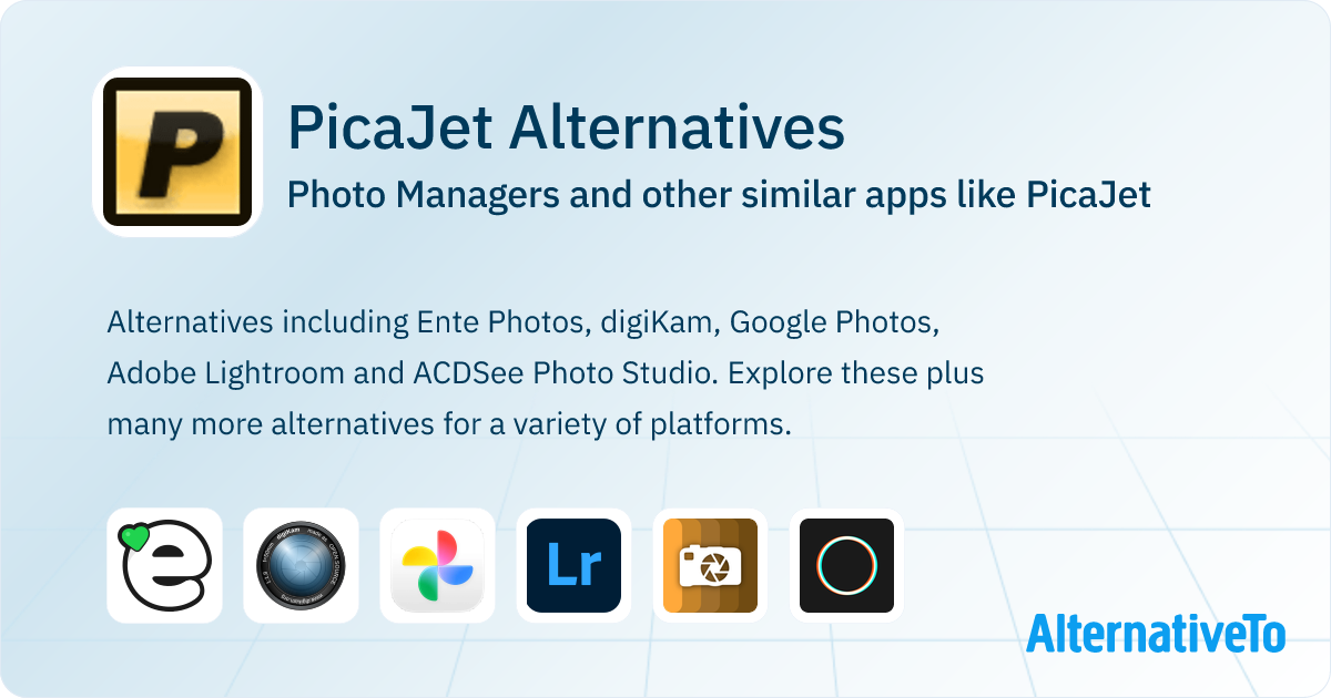 PicaJet Alternatives: Top 12 Photo Managers & Similar Apps | AlternativeTo