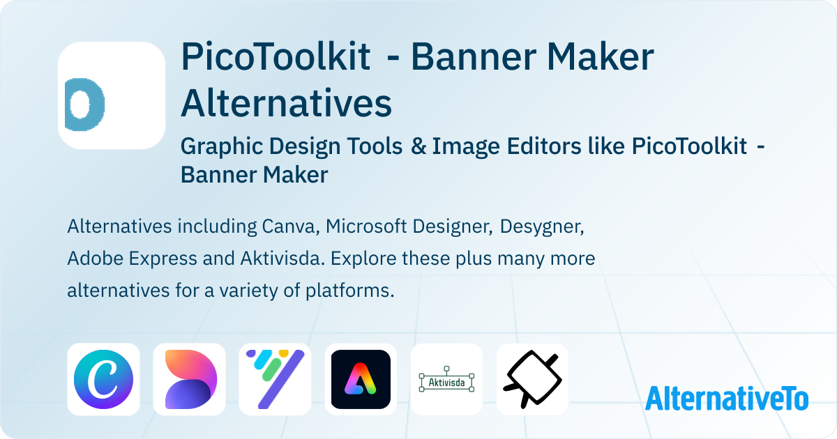 PicoToolkit - Banner Maker Alternatives: Top 11 Graphic Design Tools ...