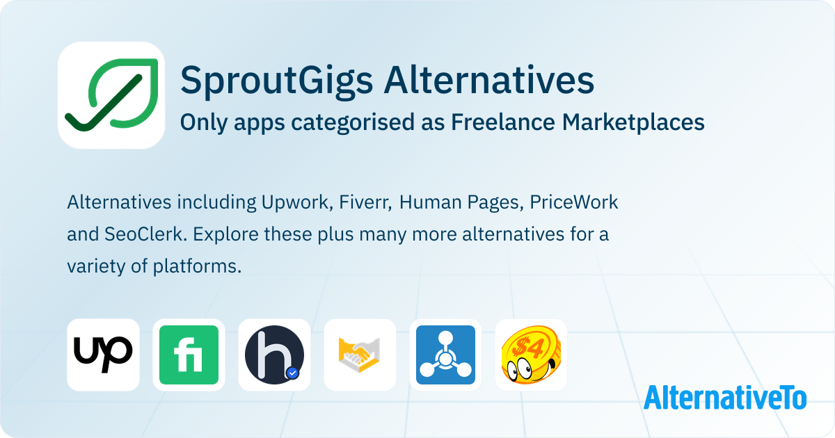 SproutGigs Alternatives: Top 20 Freelance Marketplaces | AlternativeTo