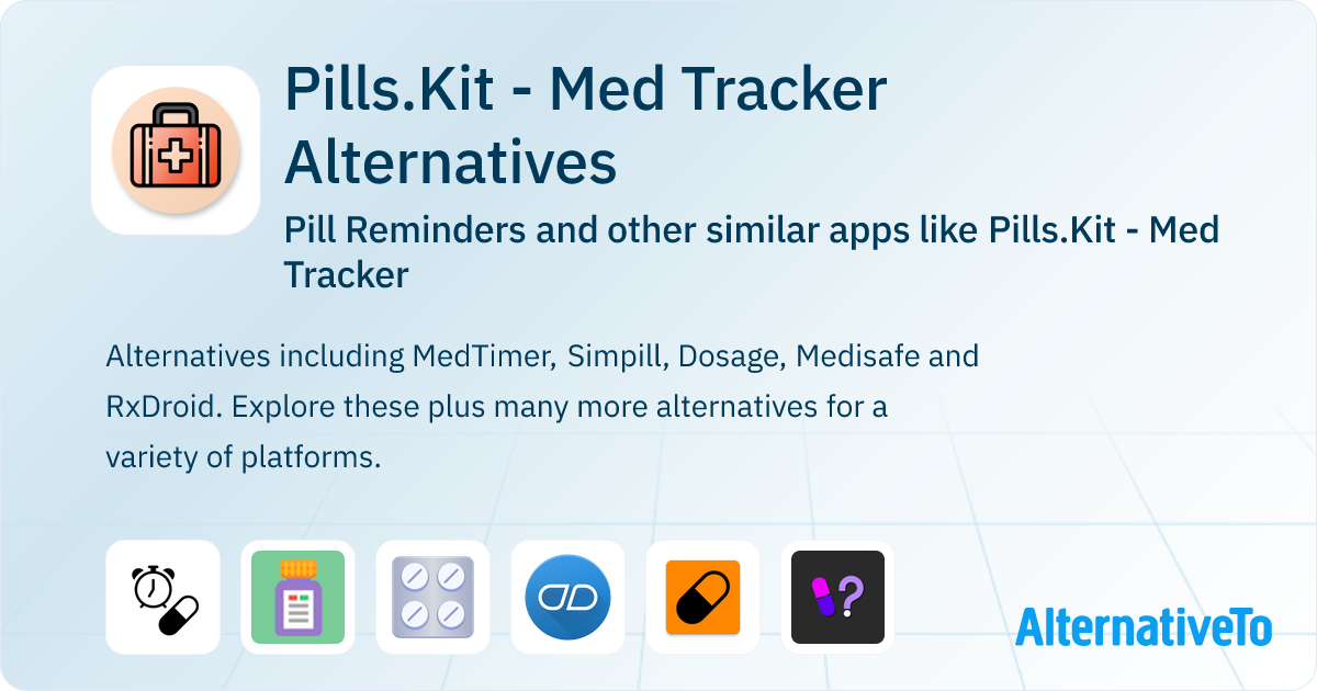 Pills.Kit - Med Tracker Alternatives: Top 11 Pill Reminders & Similar ...
