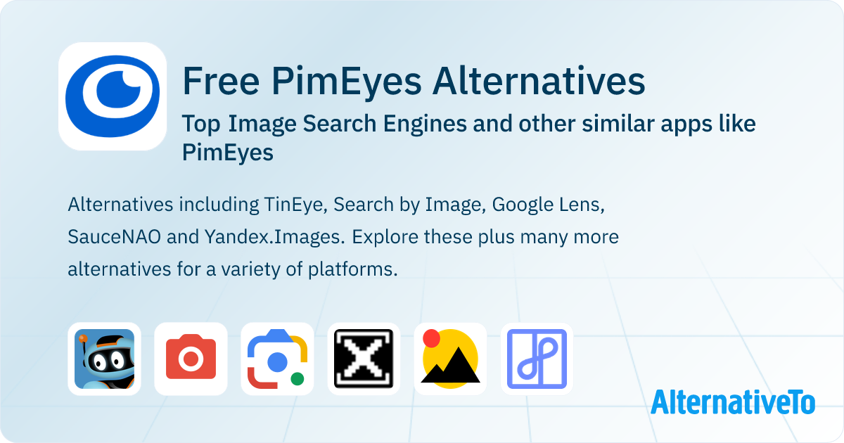 Free PimEyes Alternatives: Top 12 Image Search Engines | AlternativeTo