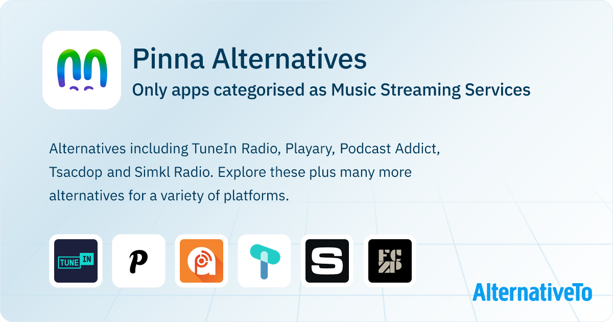 Pinna Alternatives: Top 6 Music Streaming Services | AlternativeTo