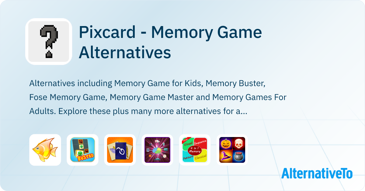 Pixcard - Memory Game Alternatives and Similar Games | AlternativeTo