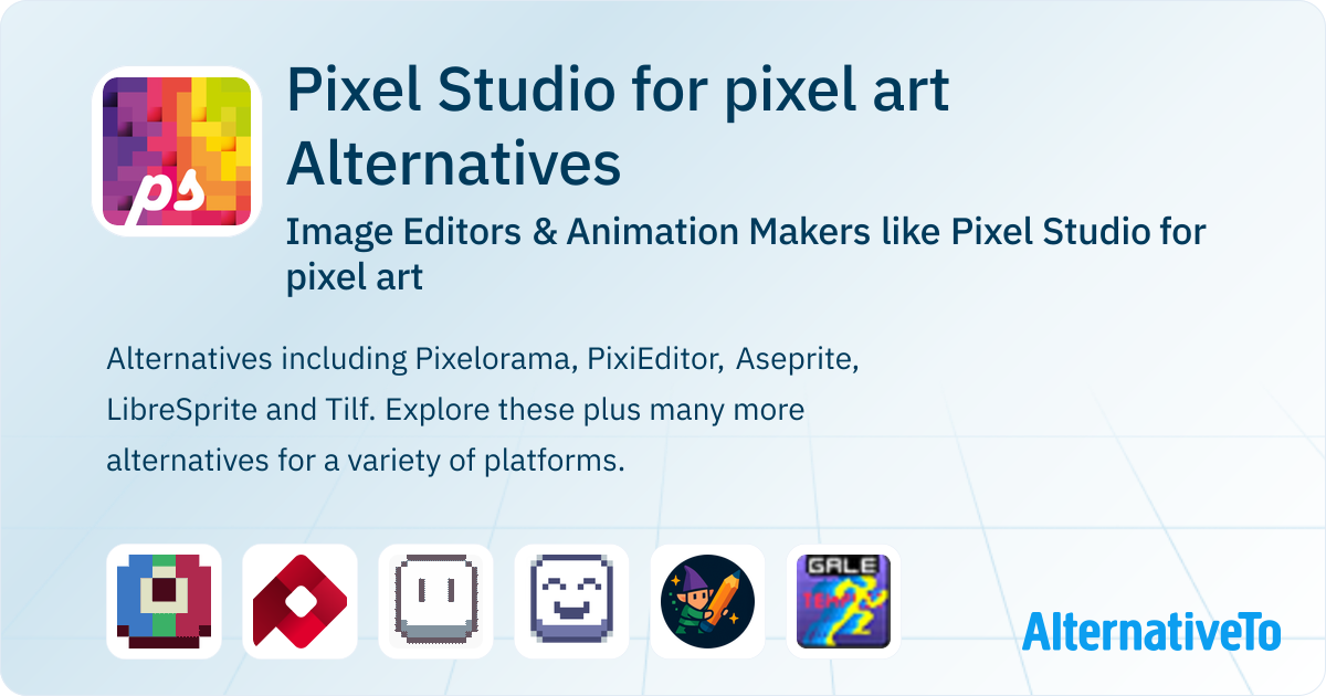 Pixel Studio for pixel art Alternatives: Top 12 Image Editors ...