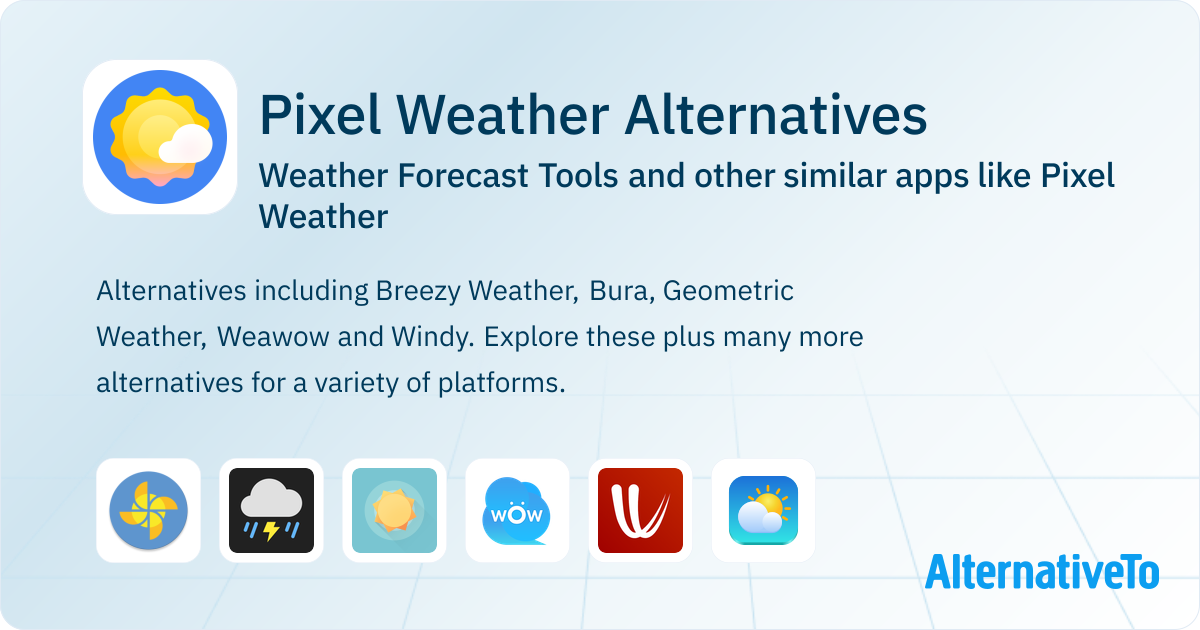 Pixel Weather Alternatives: Top 12 Weather Forecast Tools & Similar ...
