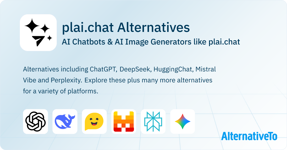 plai.chat Alternatives: Top 20 AI Chatbots | AlternativeTo