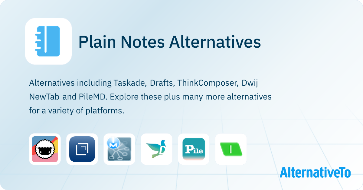 Plain Notes Alternatives - Explore Similar Extensions & Add-Ons ...