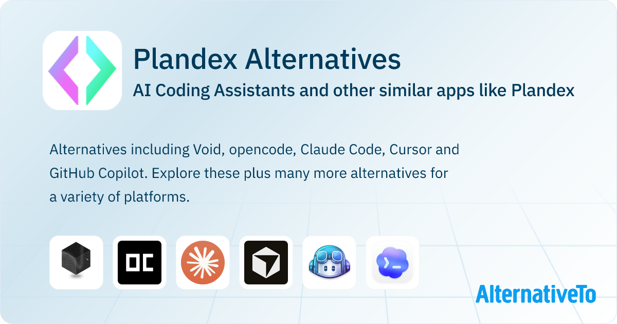 Plandex Alternatives: Top 12 AI Coding Assistants & Similar Apps ...