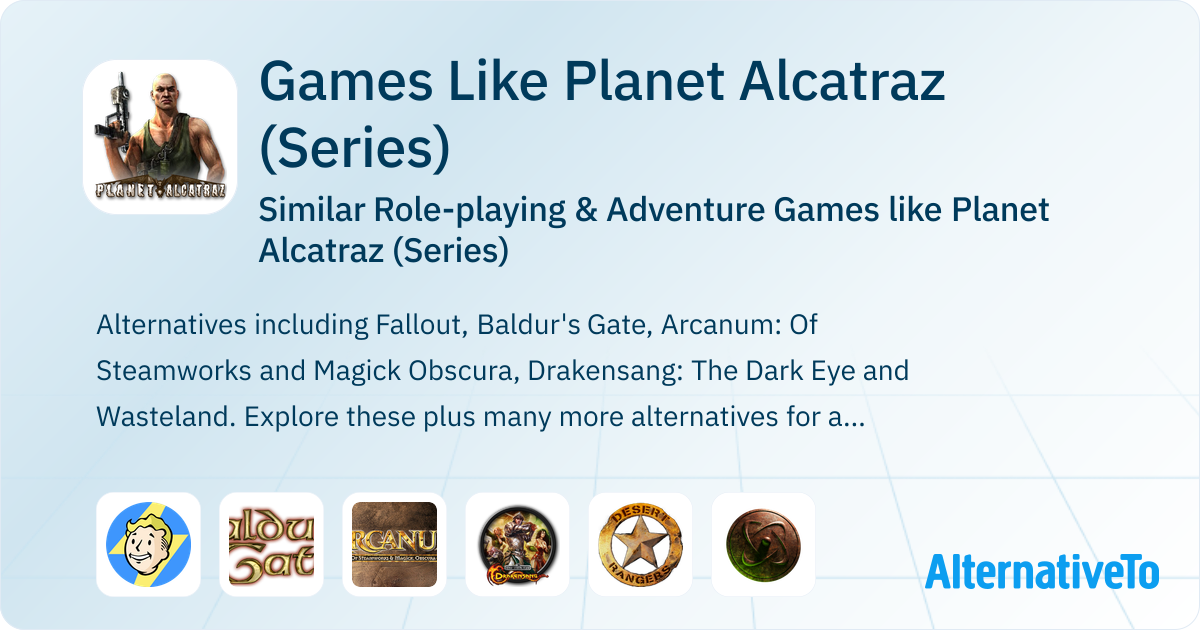 Games Like Planet Alcatraz (Series): Similar Role-playing Games ...