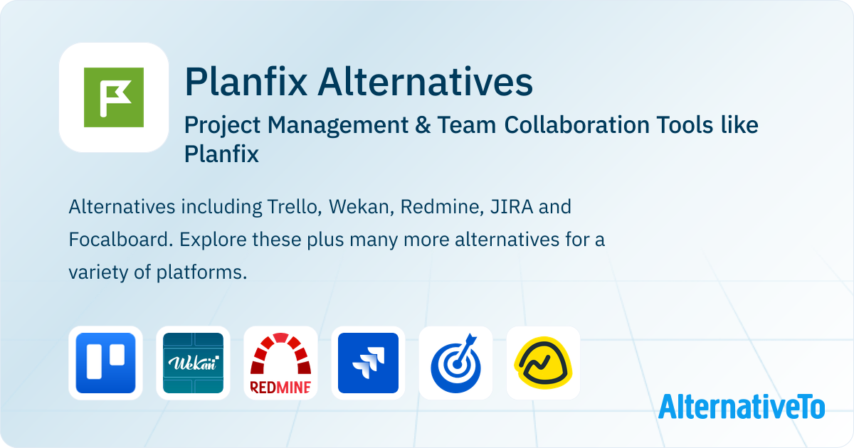 Planfix Alternatives: Top 12 Project Management Tools | AlternativeTo
