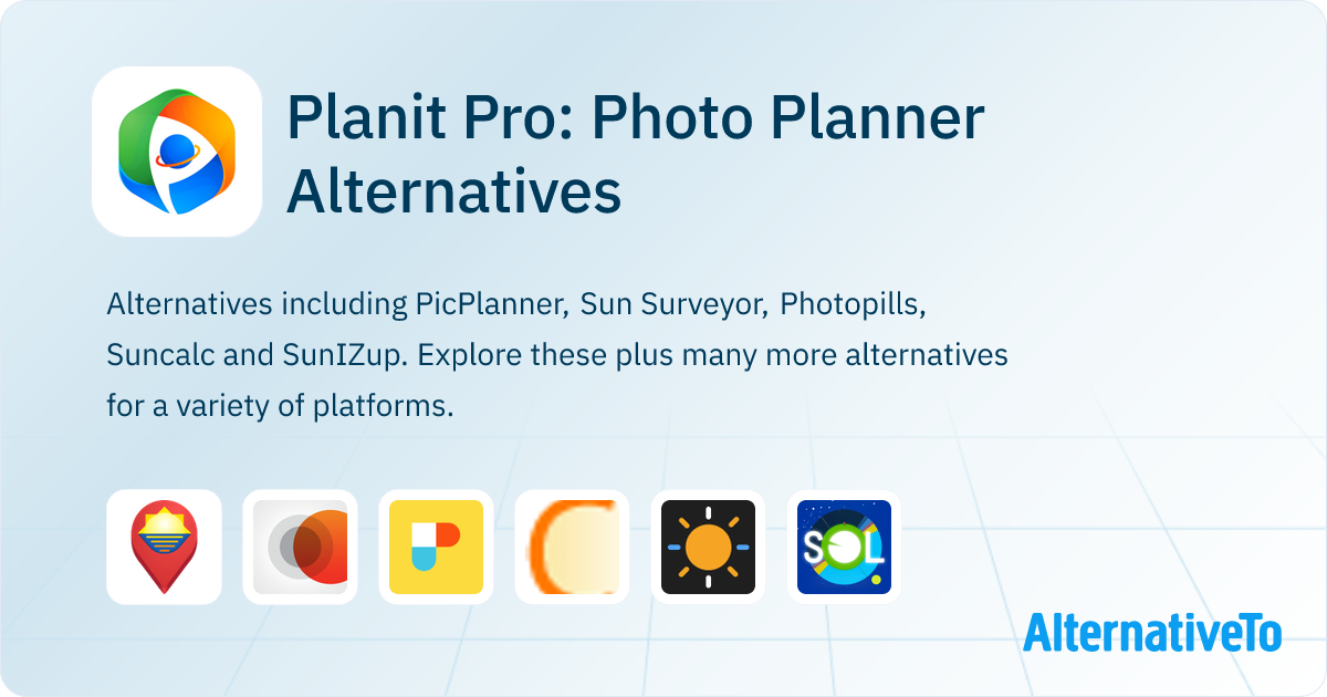Planit Pro: Photo Planner Alternatives - Explore Similar Apps ...