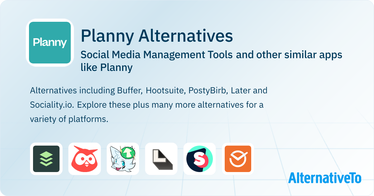 Planny Alternatives: Top 11 Social Media Management Tools & Similar ...