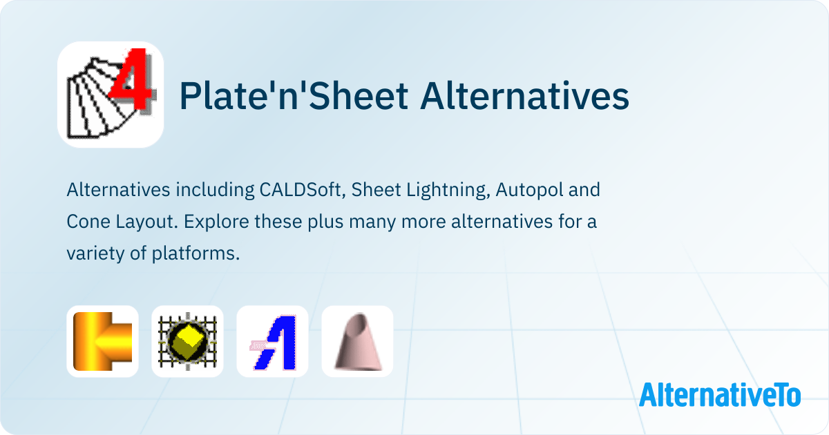 Plate'n'Sheet Alternatives - Explore Similar Software | AlternativeTo