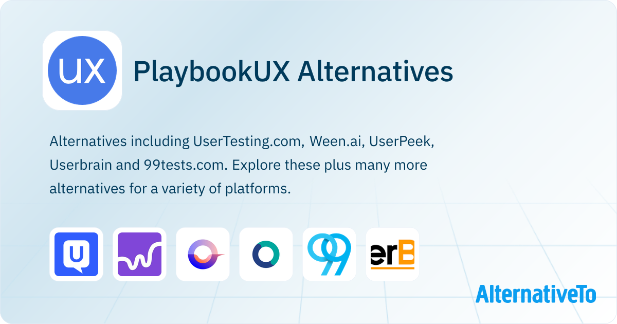 PlaybookUX Alternatives - Explore Similar Apps & Services | AlternativeTo