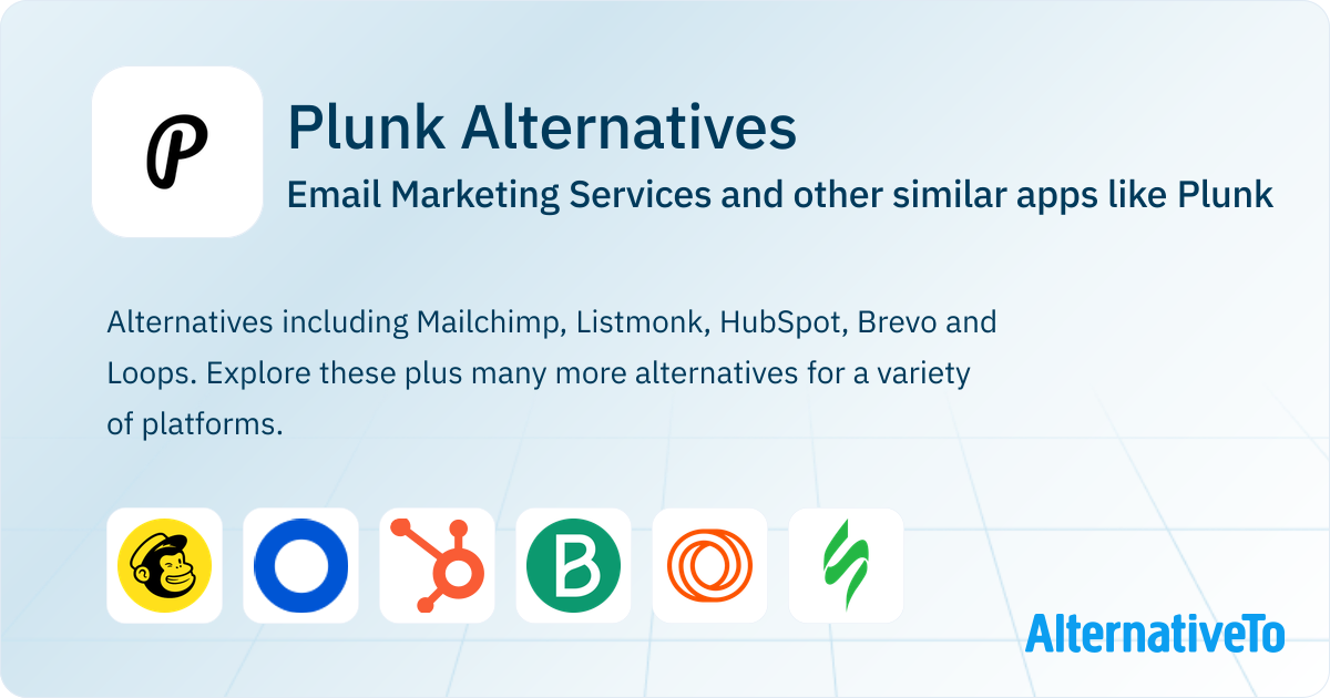 Plunk Alternatives: Top 12 Email Marketing Services & Similar Apps ...
