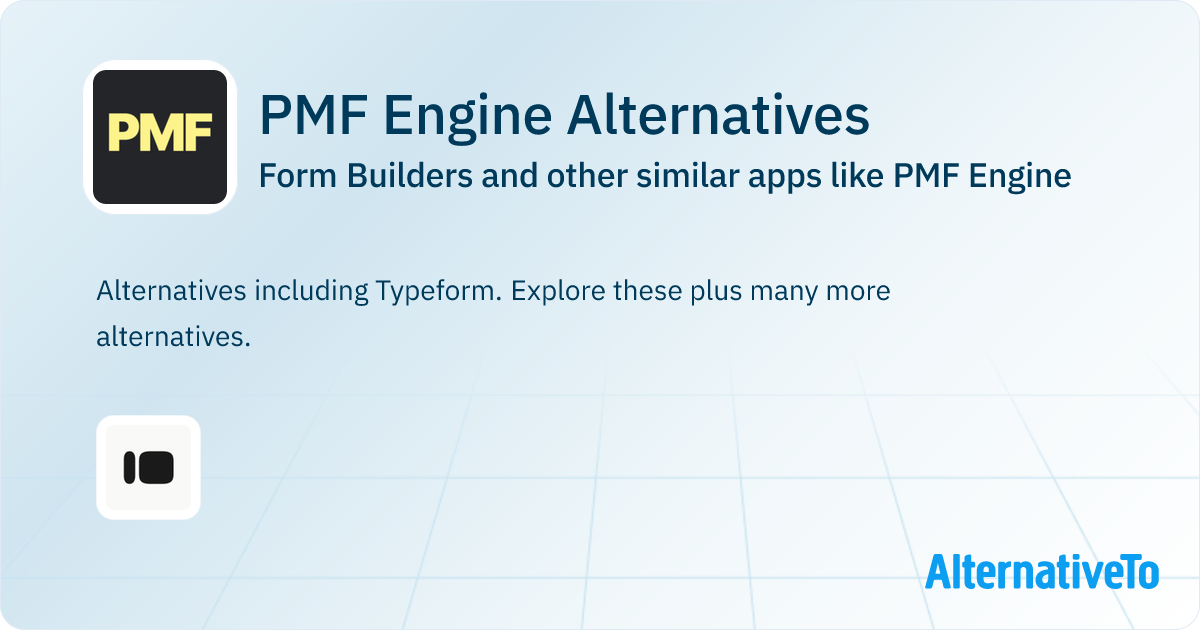 PMF Engine Alternatives: Top 1 Form Builders & Similar Websites ...