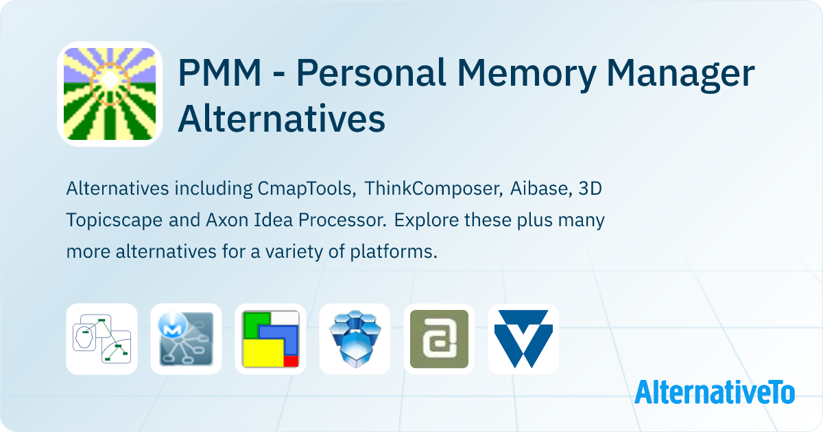 PMM - Personal Memory Manager Alternatives - Explore Similar Software ...
