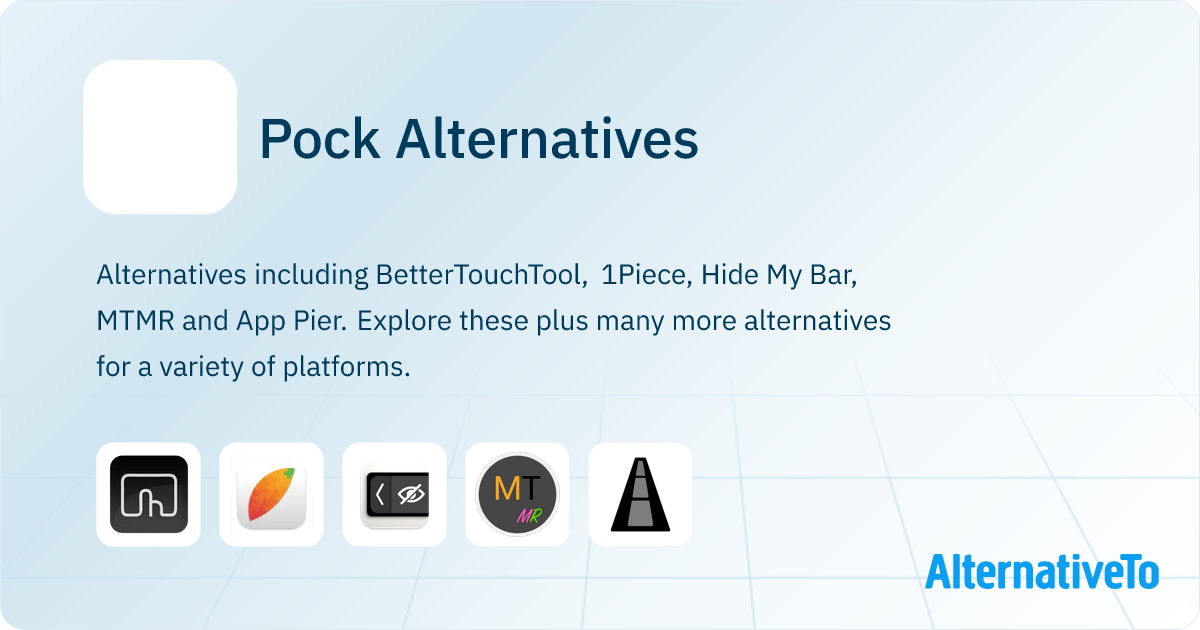 Pock Alternatives - Explore Similar Software | AlternativeTo