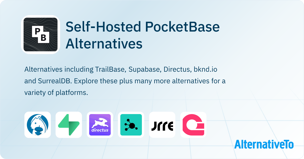 Self-Hosted PocketBase Alternatives | AlternativeTo