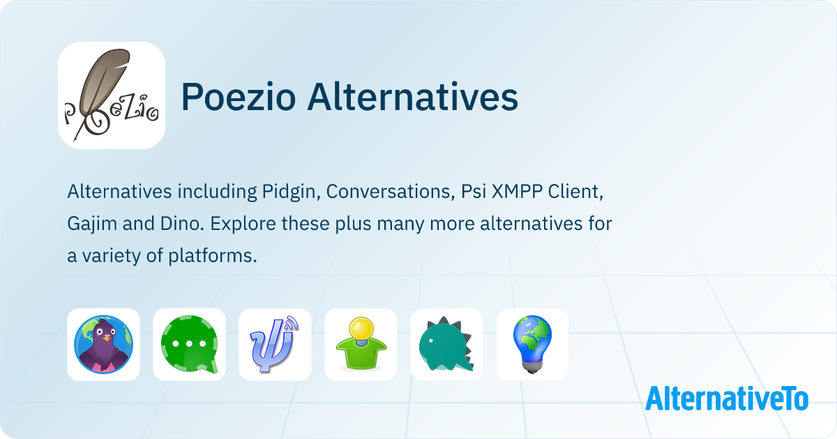 Poezio Alternatives - Explore Similar Software | AlternativeTo