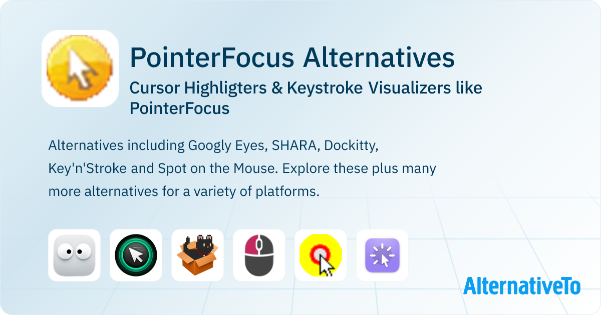 PointerFocus Alternatives: Top 18 Cursor Highligters | AlternativeTo