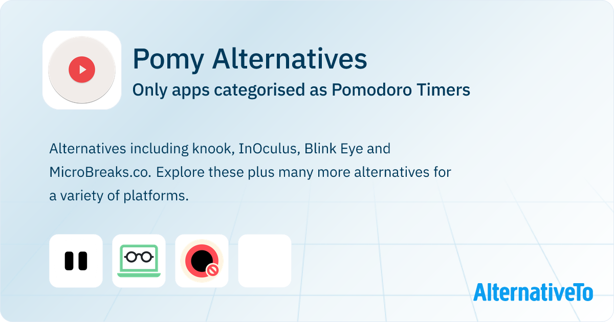 Pomy Alternatives: Top 3 Pomodoro Timers | AlternativeTo