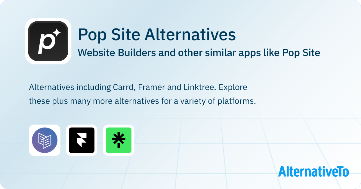 Pop Site Alternatives: Top 3 Website Builders & Similar Apps ...