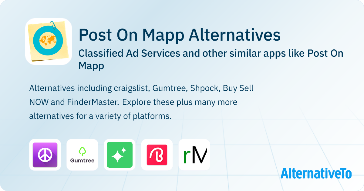 Post On Mapp Alternatives: Top 5 Classified Ad Services & Similar Apps ...