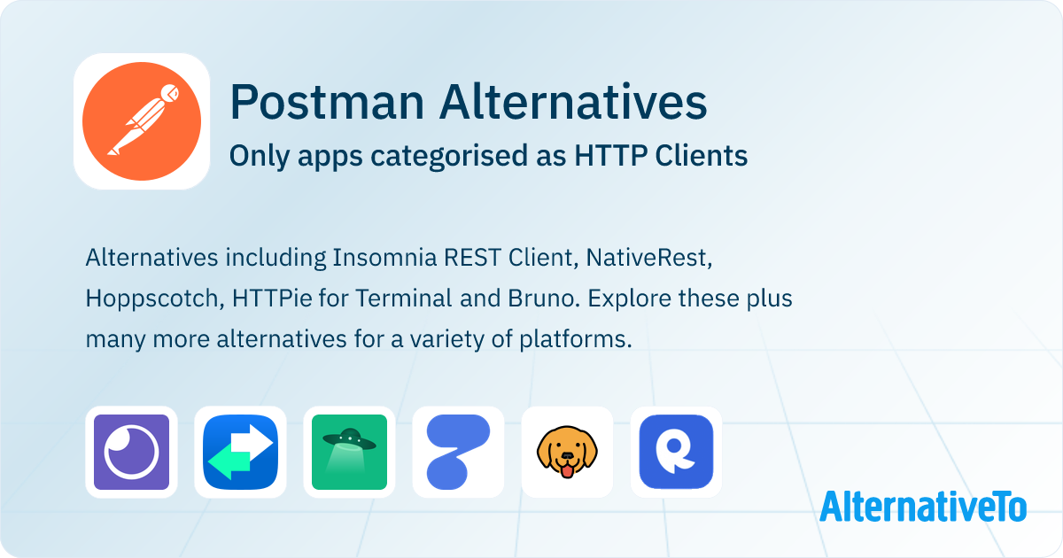 Postman Alternatives: Top 12 HTTP Clients | AlternativeTo