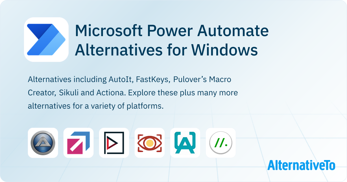 Microsoft Power Automate Alternatives for Windows: Top 11 Task ...