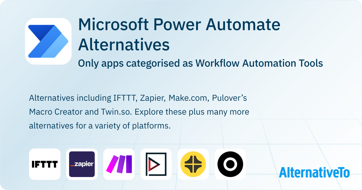 Microsoft Power Automate Alternatives: Top 11 Workflow Automation Tools ...
