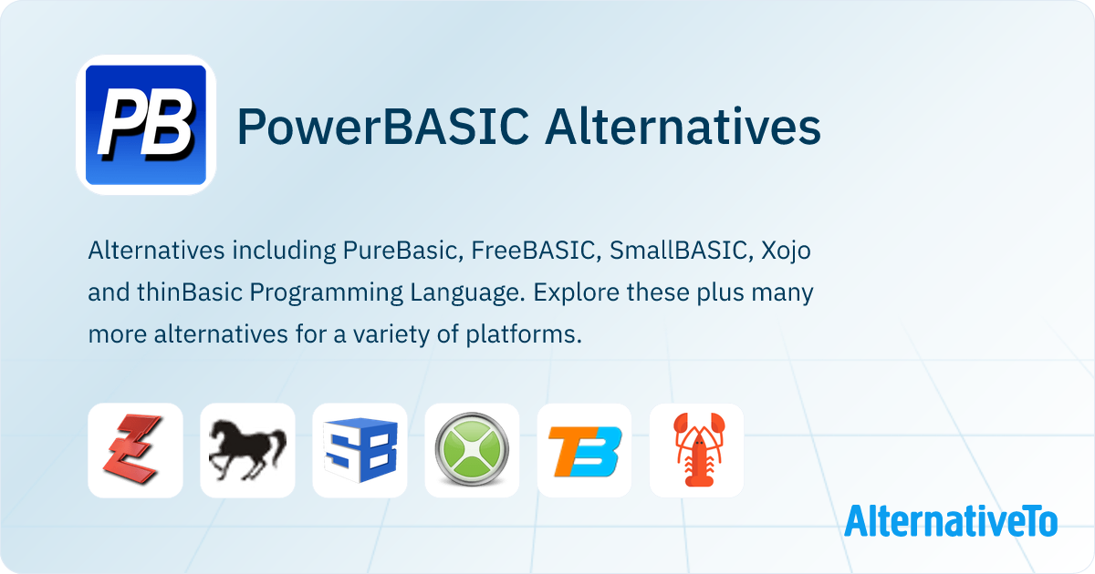 PowerBASIC Alternatives - Explore Similar Software | AlternativeTo