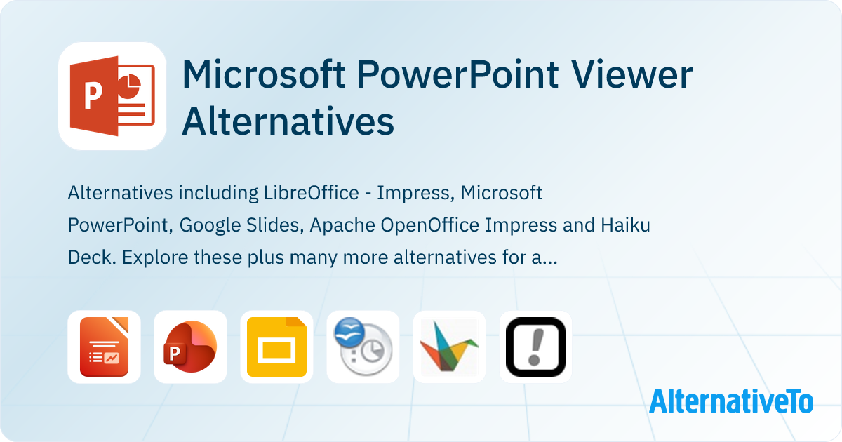 Microsoft PowerPoint Viewer Alternatives - Explore Similar Software ...